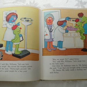 Farley Goes to the Doctos, Sesame Street Learning Book, Muppets Book ...