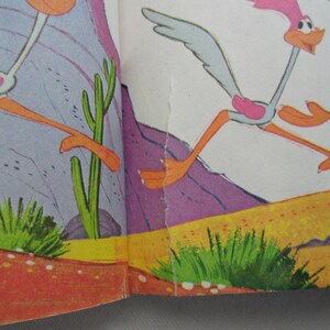 The Road Runner A Very Scary Lesson A Little Golden Book 1970s - Etsy