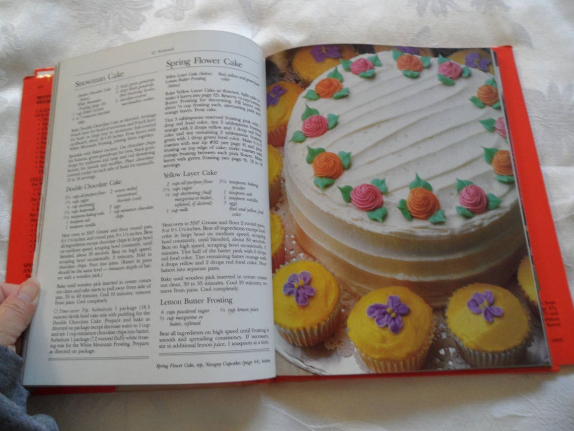 Betty Crocker's Cake Decorating With Cake Recipes for - Etsy Betty Crocker's Cake Decorating With Cake Recipes for - Etsy