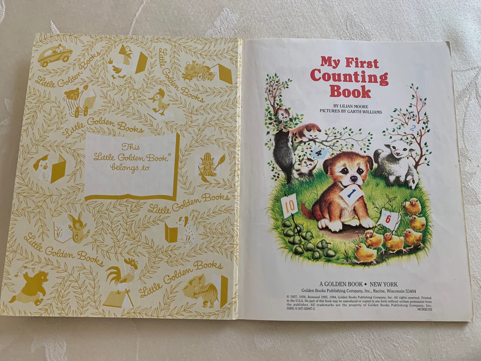 A Little Golden Book My First Counting Book 1984 - Etsy