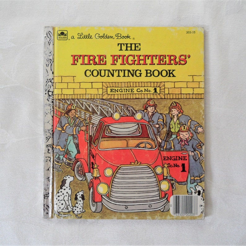 A Little Golden Book the Fire Fighters' Counting Book - Etsy