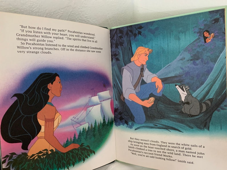 Disneys Pocahontas A Big Golden Book - Etsy