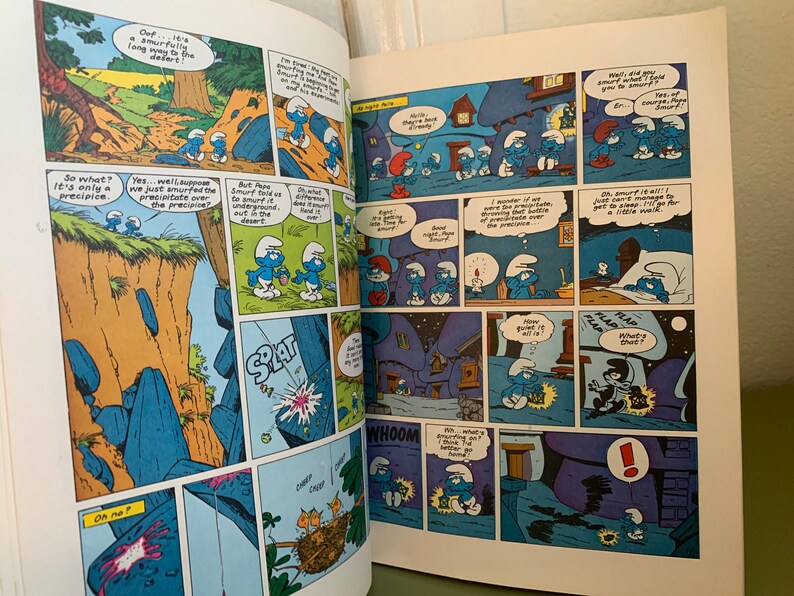 The Smurfs Adventure the Smurfs and the Howlibird Paperback - Etsy