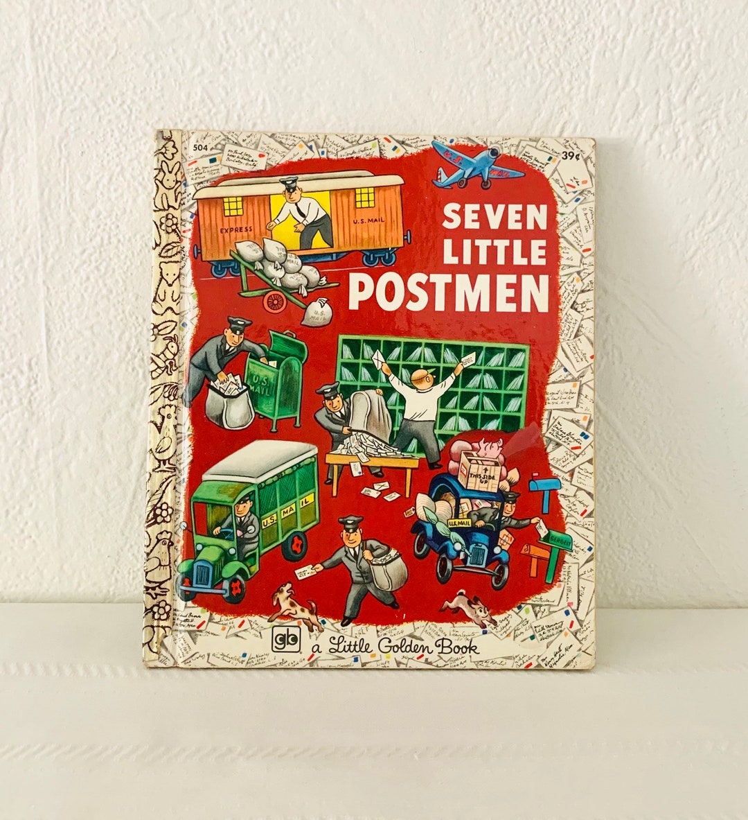 Vintage 1972 Little Golden Book Seven Little Postmen #504 - Etsy