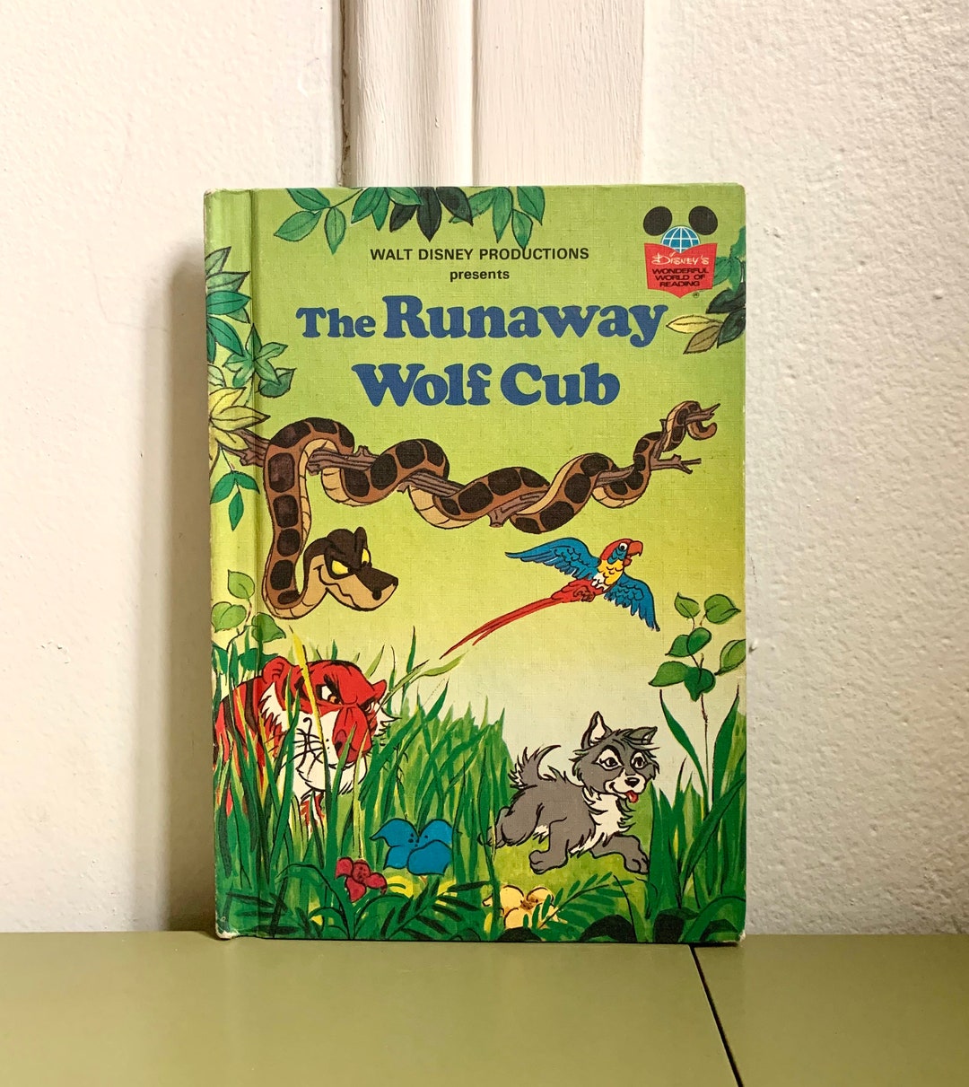 Walt Disney Productions the Runaway Wolf Cub Hardcover Vintage Children ...