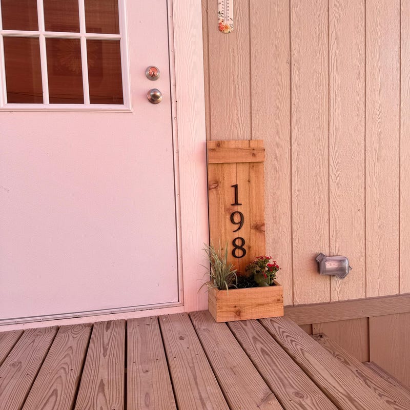 Address Planter - Etsy
