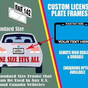 Yield to the Princess Crown Style Heavy Duty Metal License Plate Frame ...