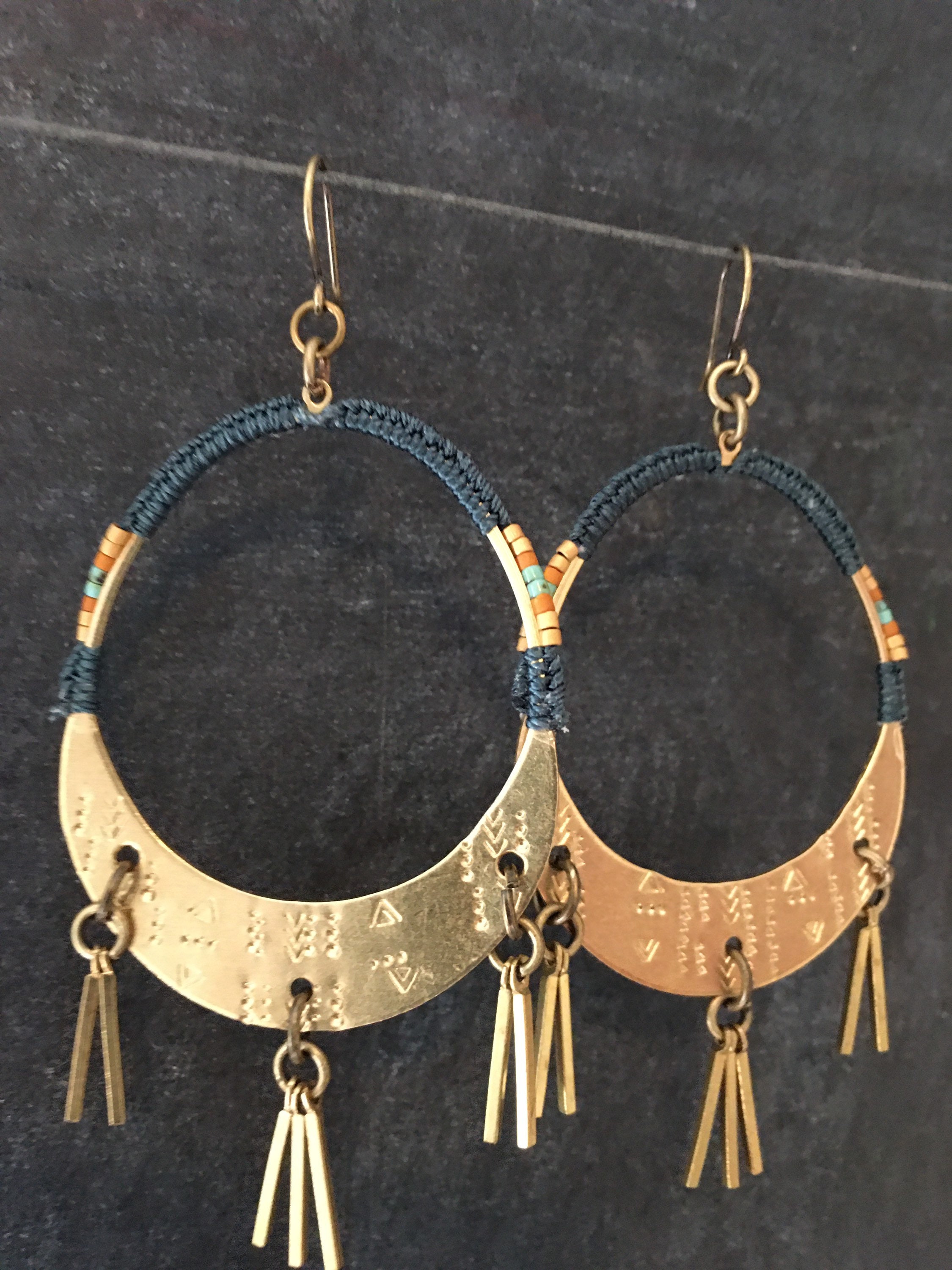 Woven Pattern Earrings - Etsy
