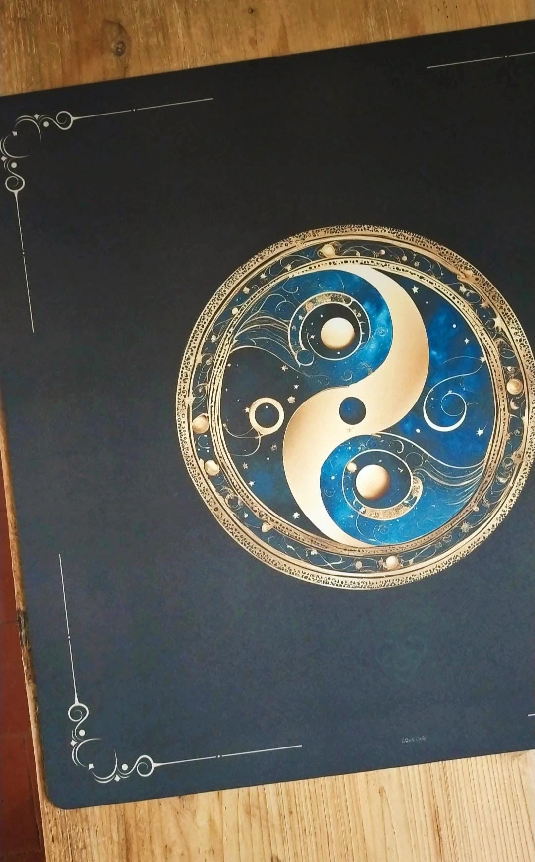 Tarot Mat Yin Yang I Altar Cloth I Divination Mat for Tarot Oracle ...