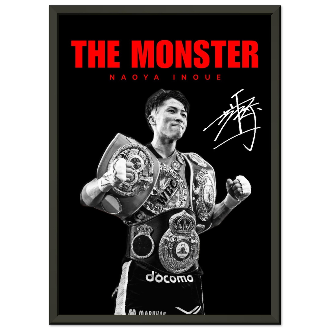 Naoya Inoue Metal Framed Poster, Boxing Wall Print, Boxer Poster ...