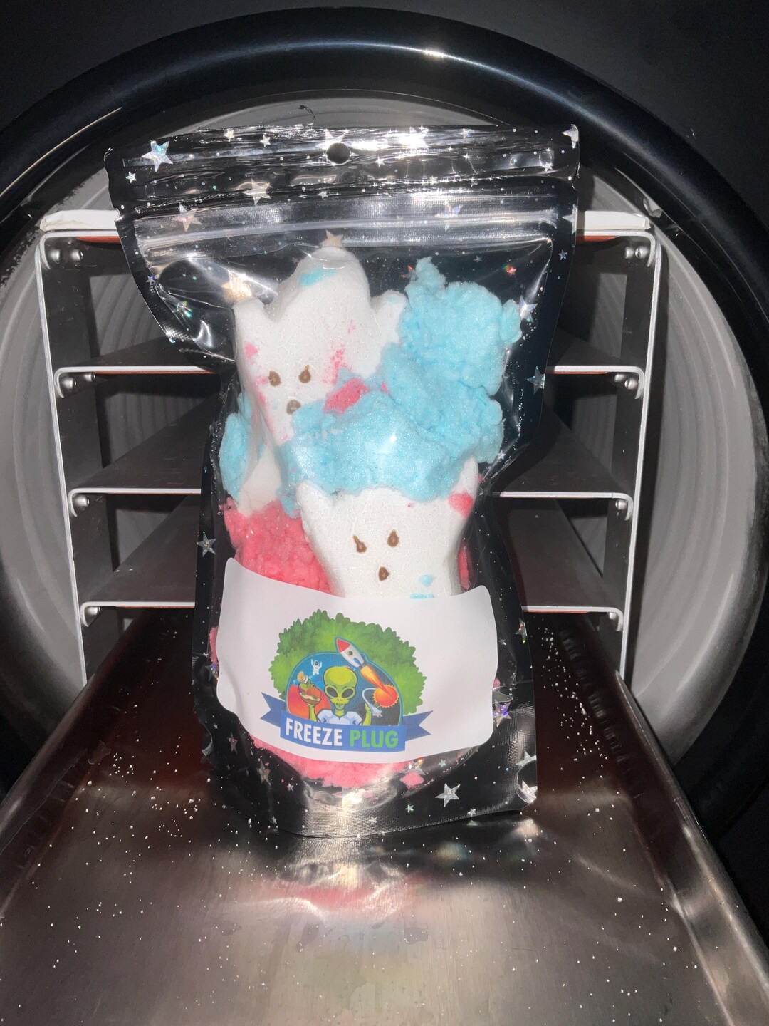 Freeze Dried Halloween Ghost With Some Cotton Candy - Etsy