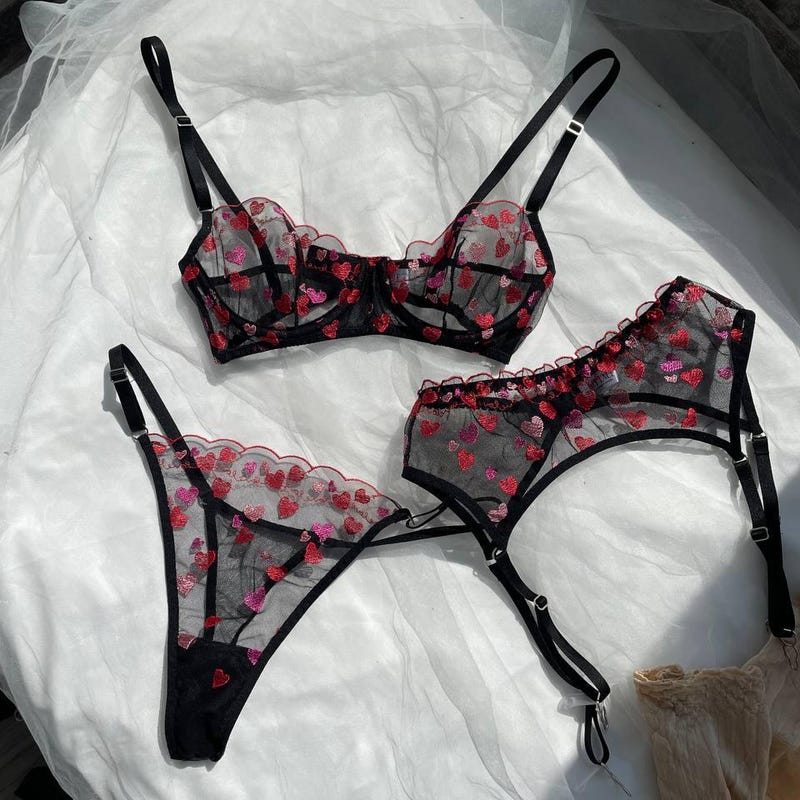 Sheer Mesh Lingerie - Etsy
