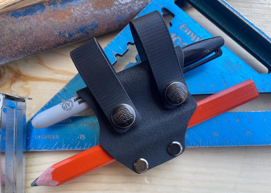 Sharpie/contractors Pencil Holster - Etsy