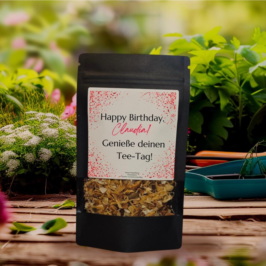 Fruit Tea happy Birthday .....enjoy Your Tea Day Personalized 80 G Tea ...