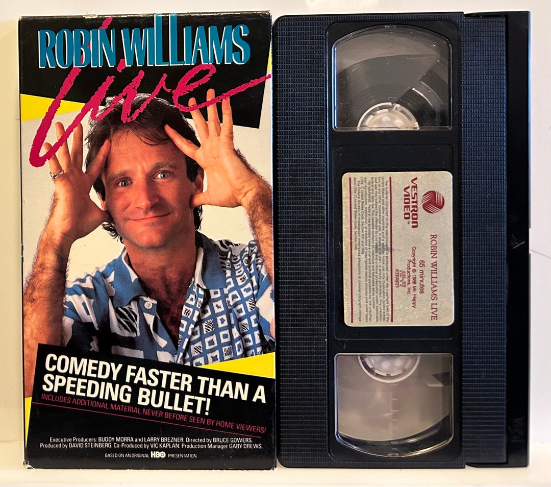 Robin Williams (LIVE) - 1987 OG Vintage VHS Video Movie Cassette Tape ...