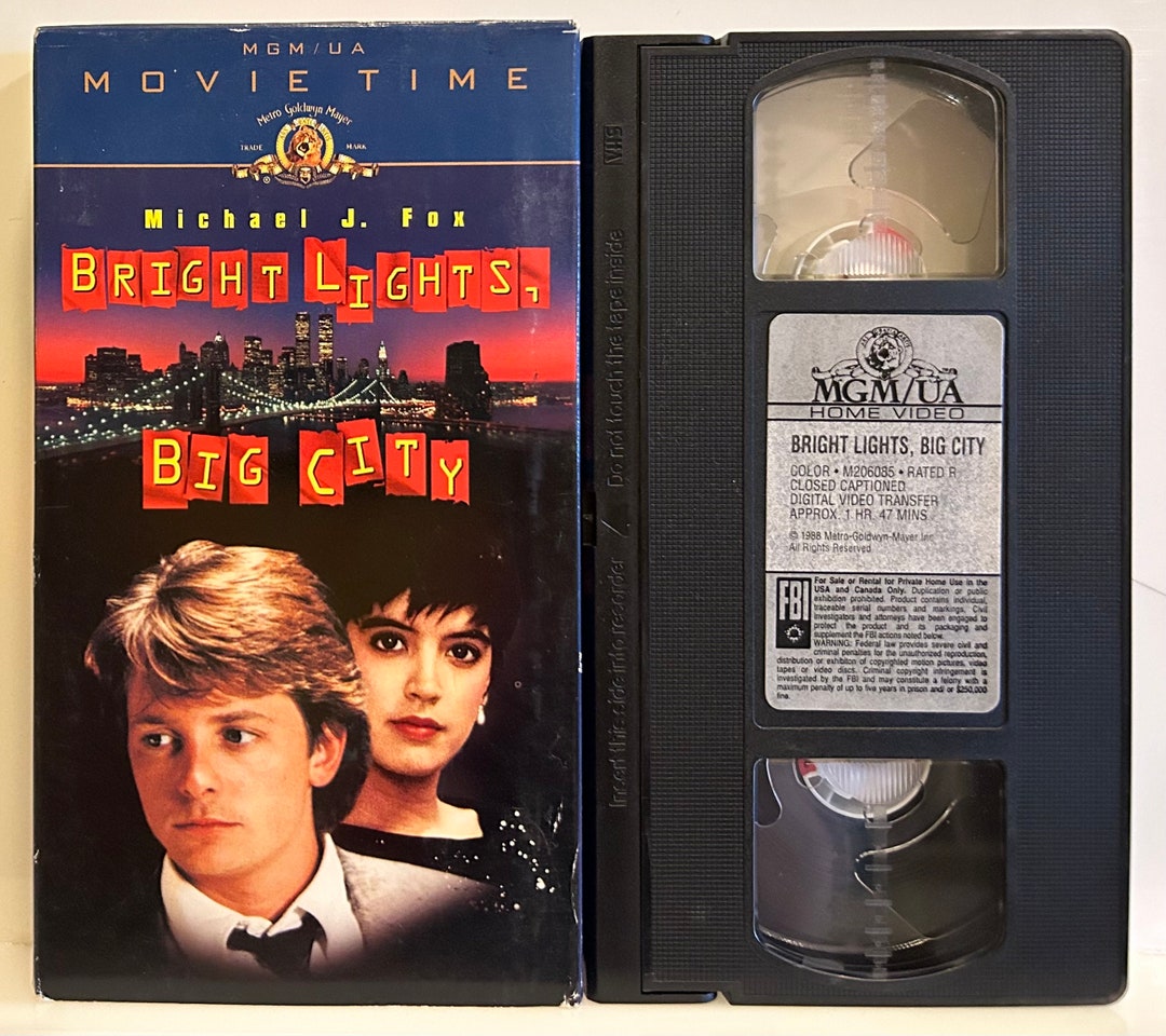 Bright Lights Big City - 1988 Vintage VHS Video Movie Cassette Tape - Etsy