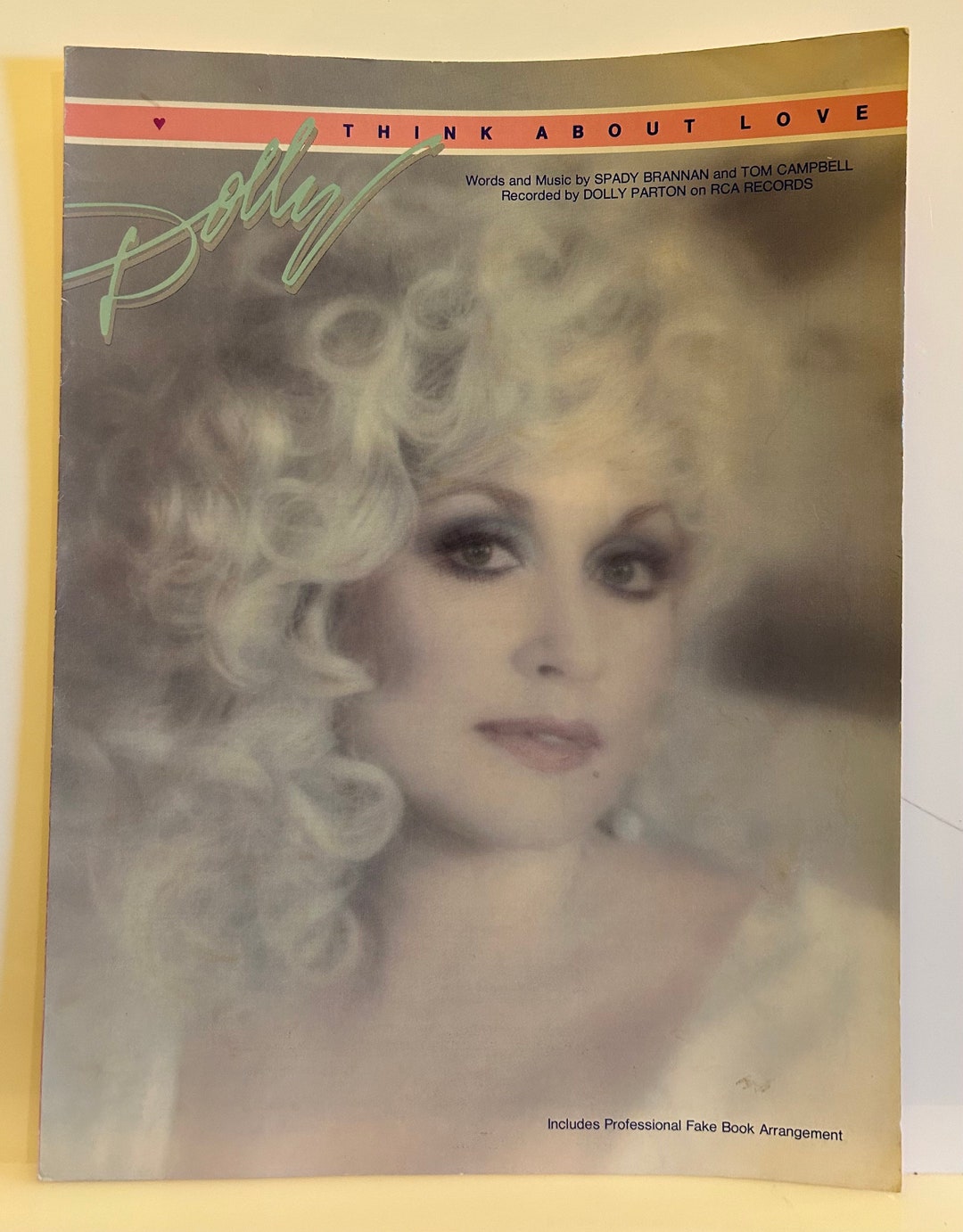 Dolly Parton Think About Love 1984 Vintage Sheet Music - Etsy