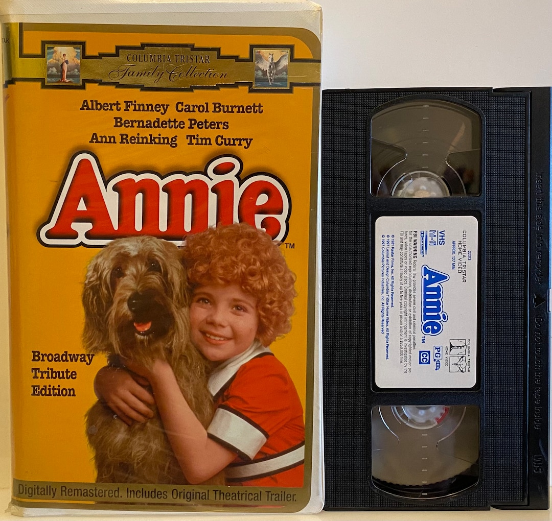 Annie - 1982 Vintage VHS Video Movie Cassette Tape - Etsy