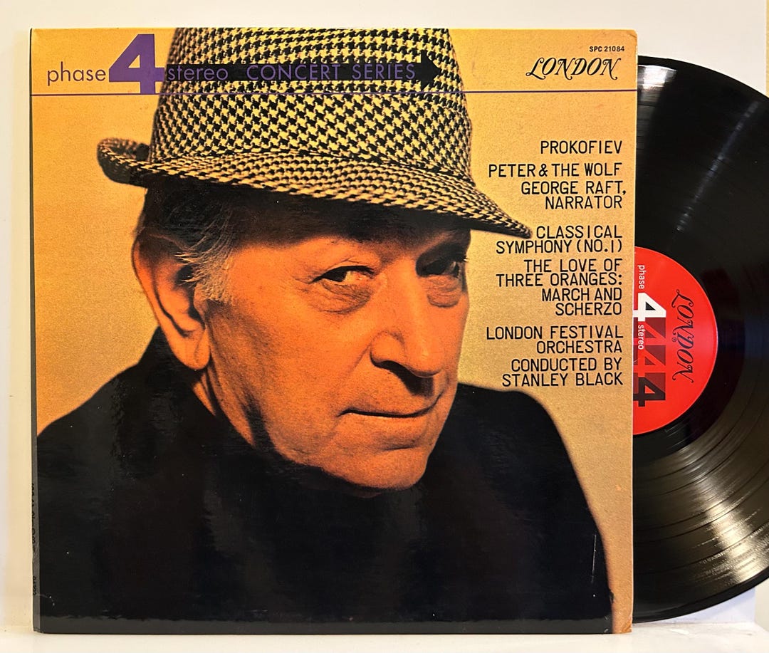 Peter and the Wolf - George Raft - 1972 OG Vintage Vinyl Record - Etsy