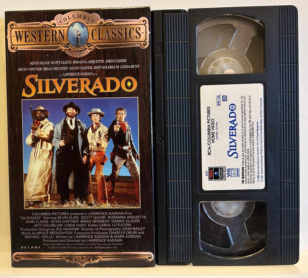 Silverado 1985 Vintage VHS Video Movie Cassette Tape - Etsy