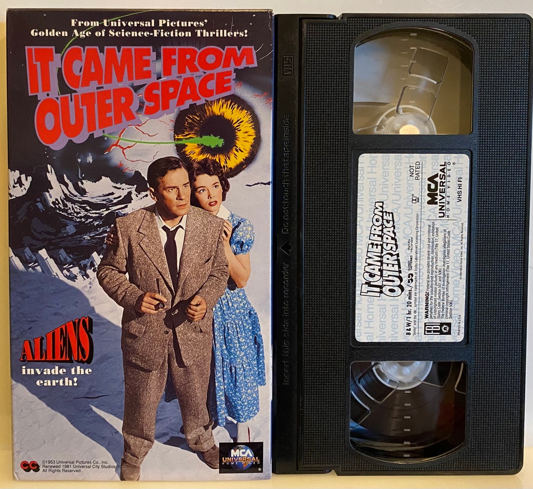 It Came From Outer Space 1953 Vintage VHS Video Movie Cassette Tape ray ...