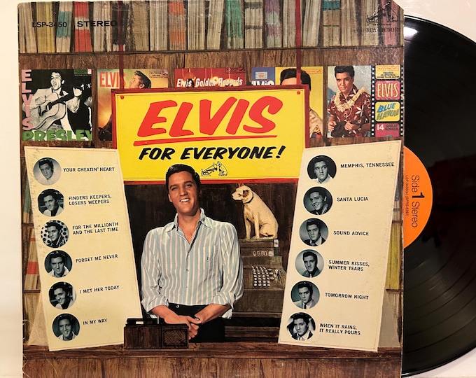 Elvis Presley - Elvis for Everyone - 1965 OG Vintage Vinyl Record - Etsy