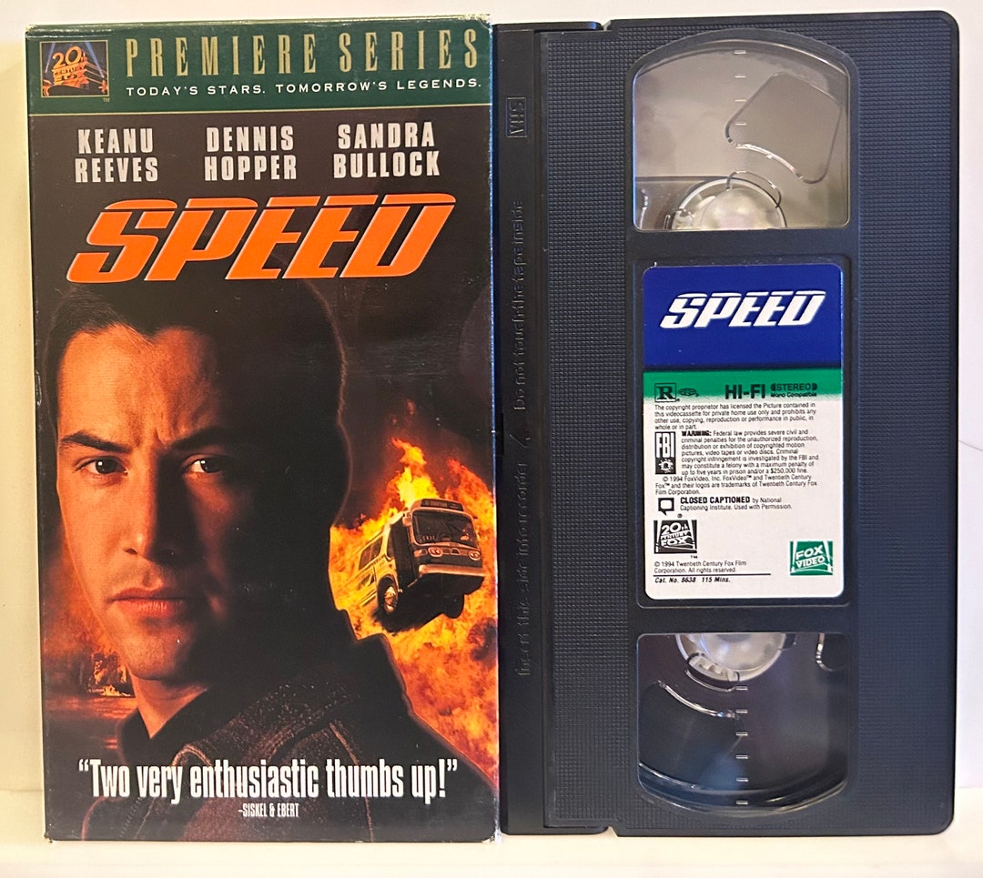 Speed 1994 OG Vintage VHS Video Movie Cassette Tape - Etsy