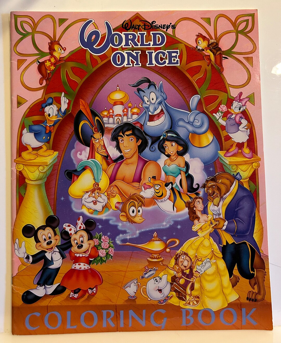 Walt Disney World on Ice - 1992 Vintage Paperback Coloring Book - Etsy