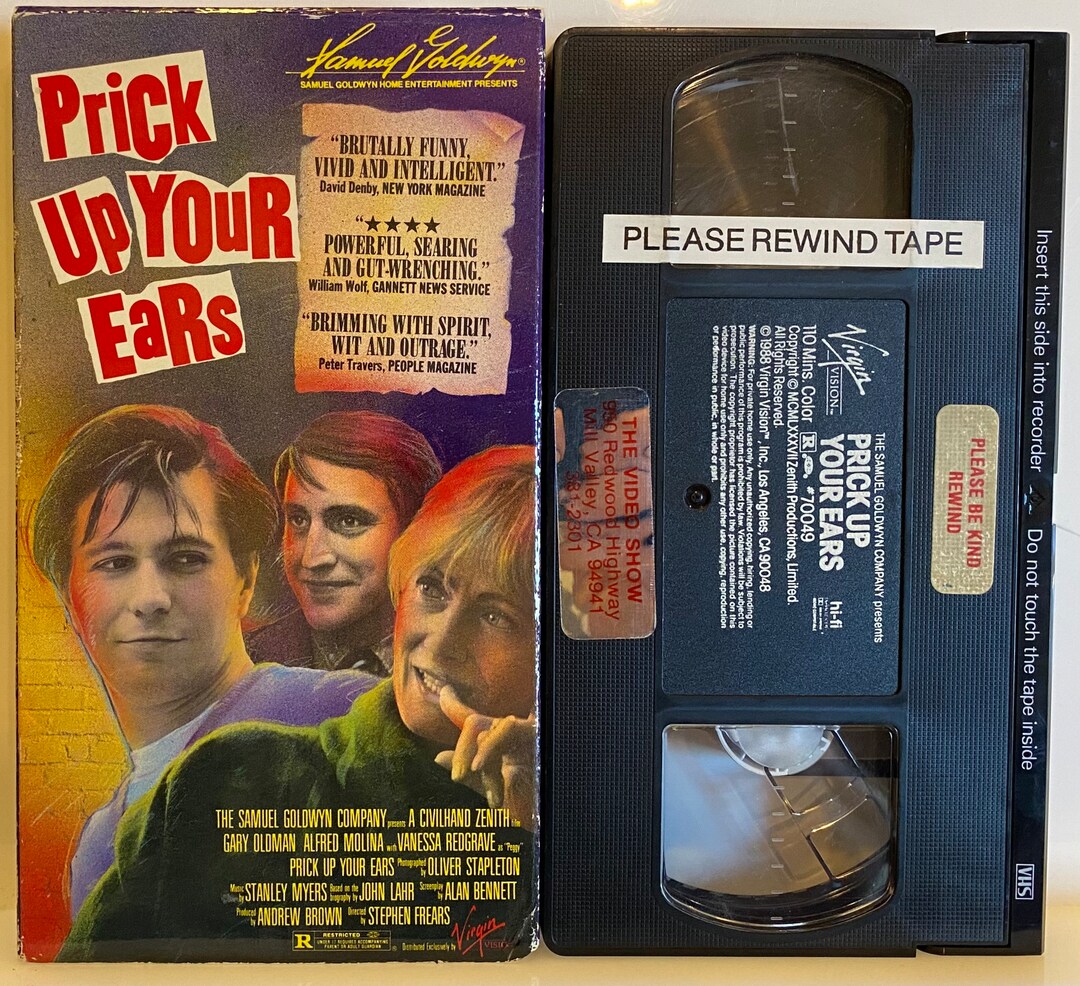 Prick up Your Ears 1987 Vintage VHS Video Movie Cassette Tape - Etsy