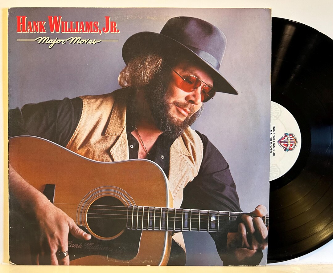 Hank Williams Jr. - Major Moves - 1984 OG Vintage Vinyl Record - Etsy