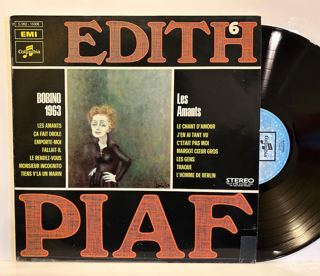 Edith Piaf - Volume 6 - 1972 OG Vintage Vinyl Record - Etsy