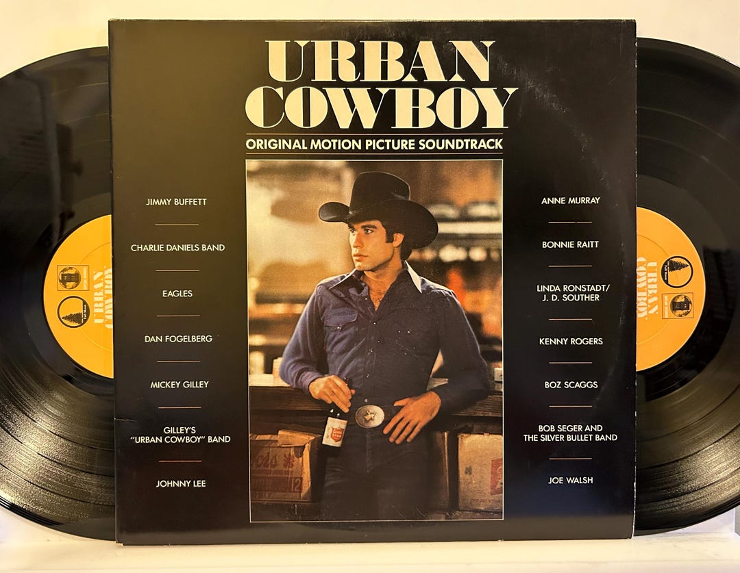 Urban Cowboy - 1980 OG Vintage Vinyl Motion Picture Soundtrack Double ...