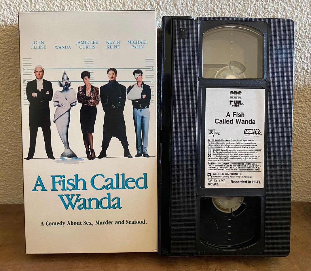 A Fish Called Wanda 1988 OG Vintage VHS Video Movie Cassette Tape - Etsy