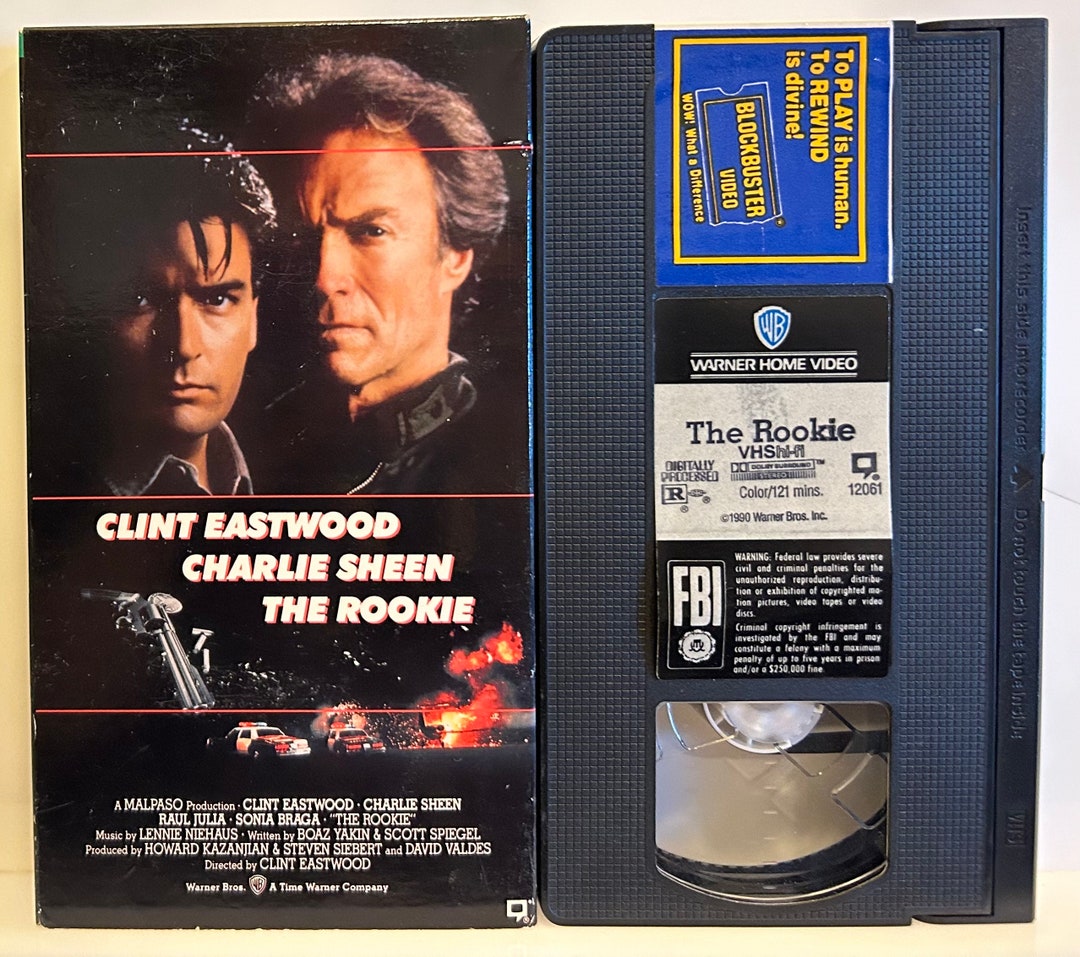 The Rookie 1990 OG Vintage VHS Video Movie Cassette Tape - Etsy