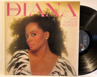 Vintage Albums: Diana Ross Why Do Fools Fall in Love, Diana Ross, 1981, It's Never Too Late ...