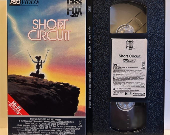 Short Circuit - 1986 Vintage VHS Video Movie Cassette Tape - Etsy