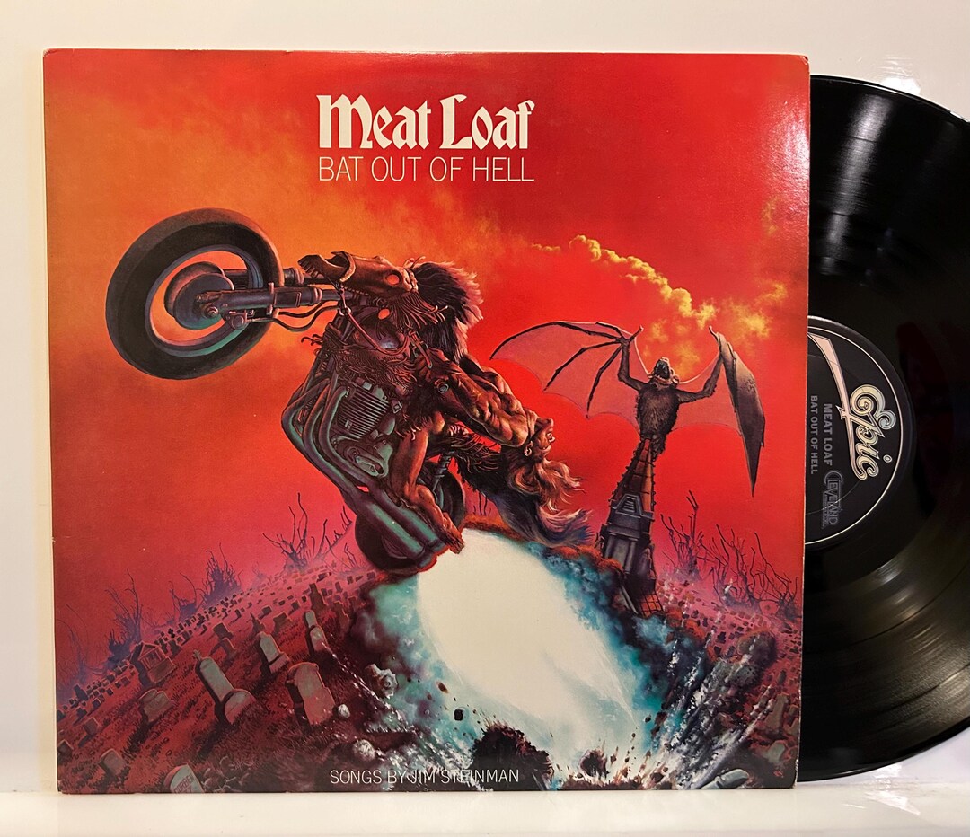 Meat Loaf Bat Out of Hell 1977 OG Vintage Vinyl Record - Etsy