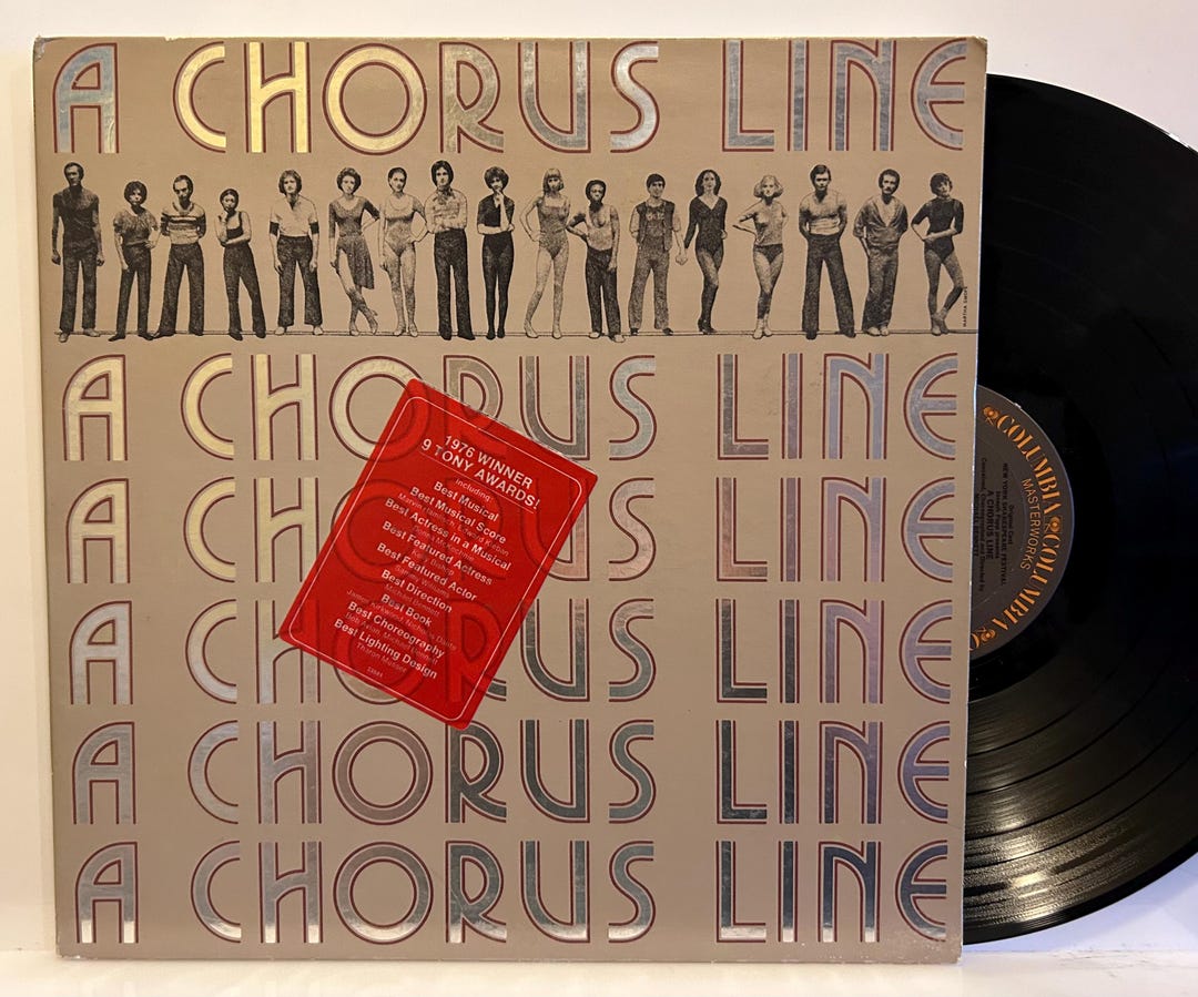 A Chorus Line - 1975 OG Vintage Vinyl Musical Soundtrack Record - Etsy