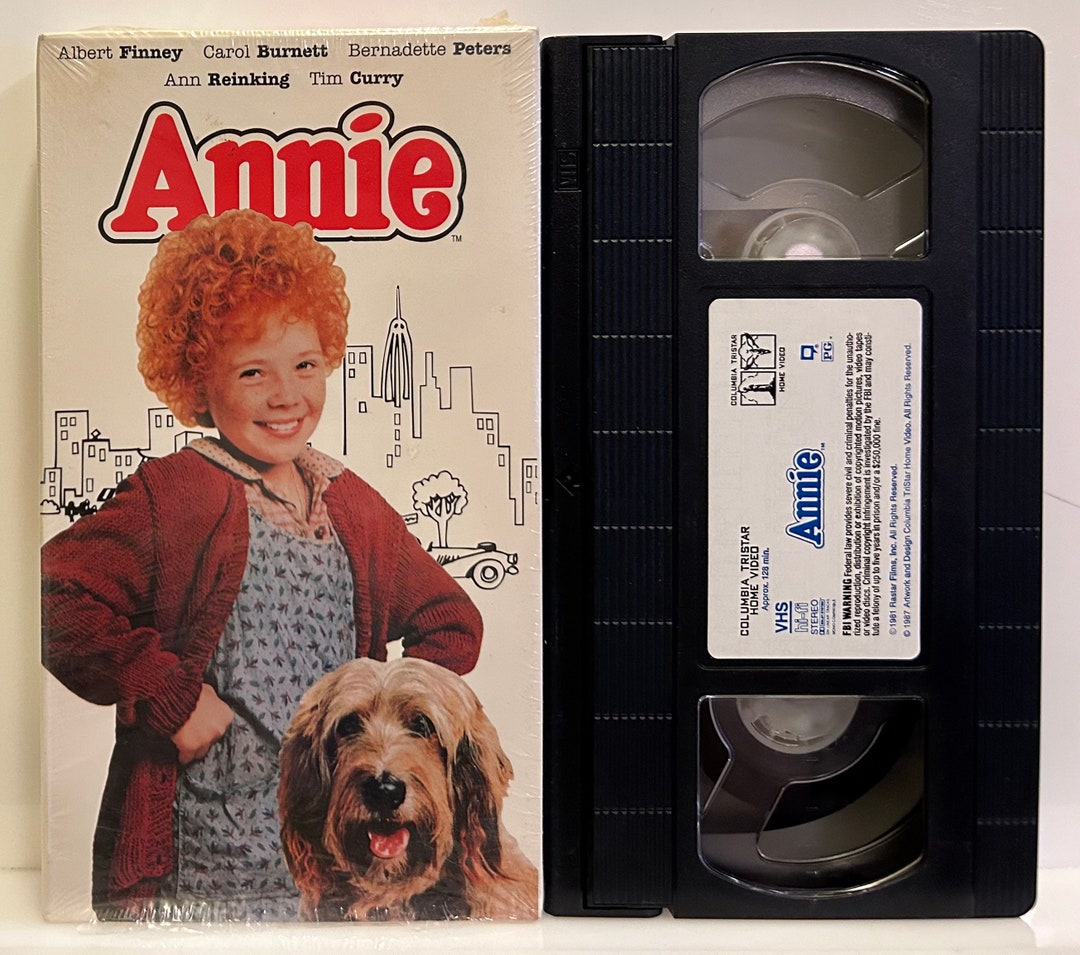 Annie - 1982 Vintage VHS Video Movie Cassette Tape - Etsy