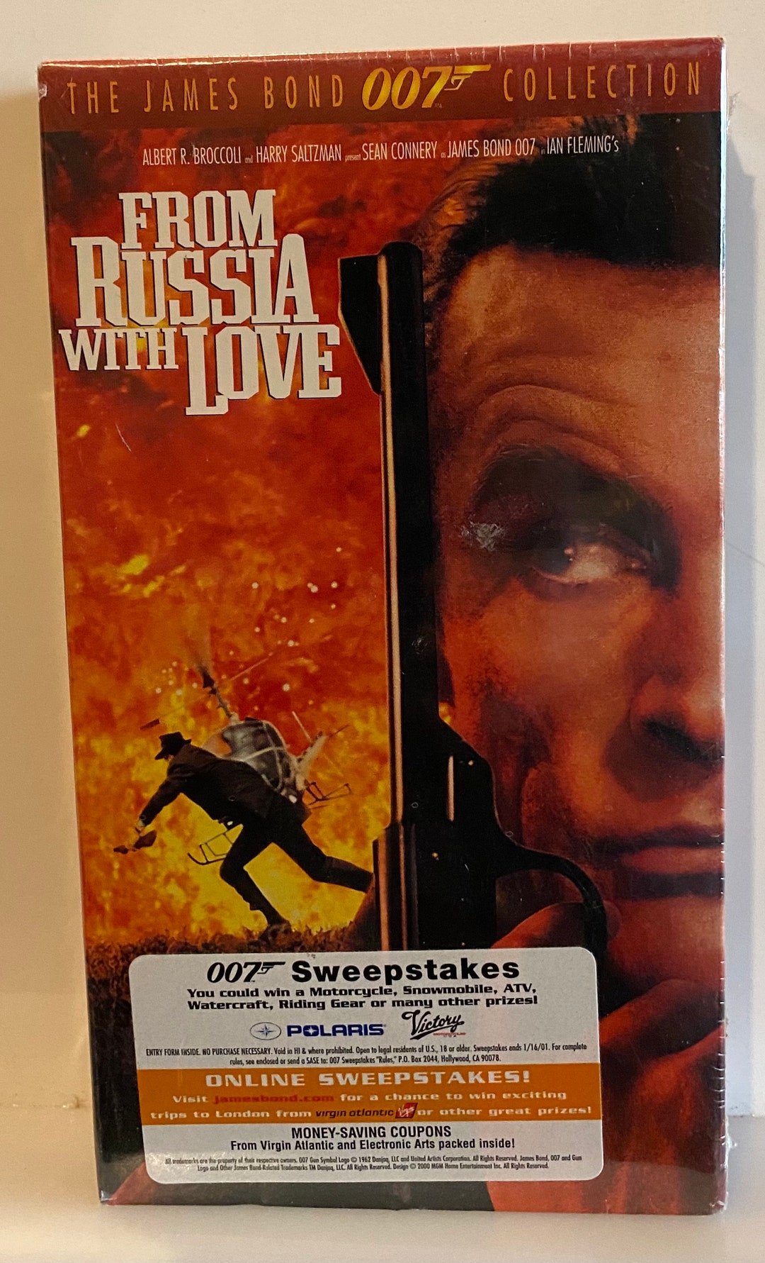 From Russia With Love 1963 Vintage VHS Video Movie Cassette Tape SEALED ...