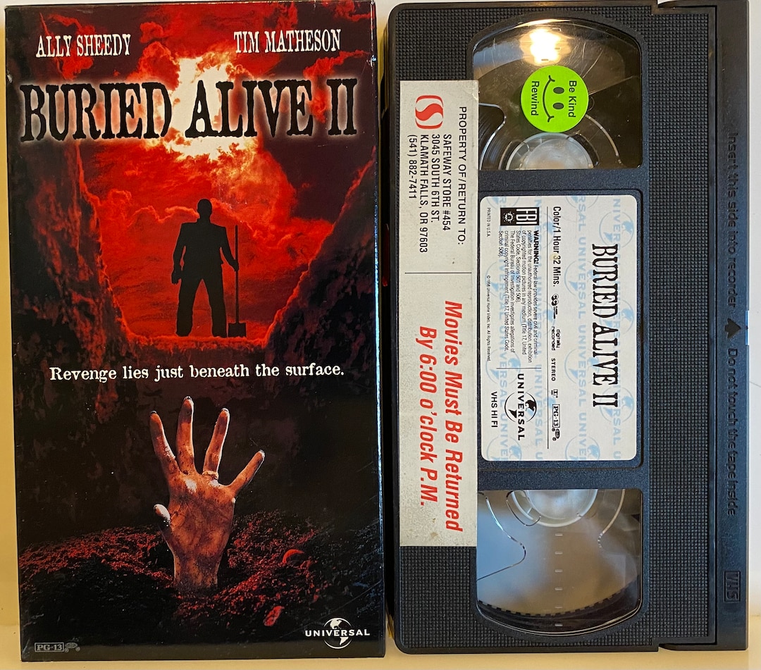 Buried Alive Two 1997 Vintage VHS Video TV Movie Cassette Tape - Etsy