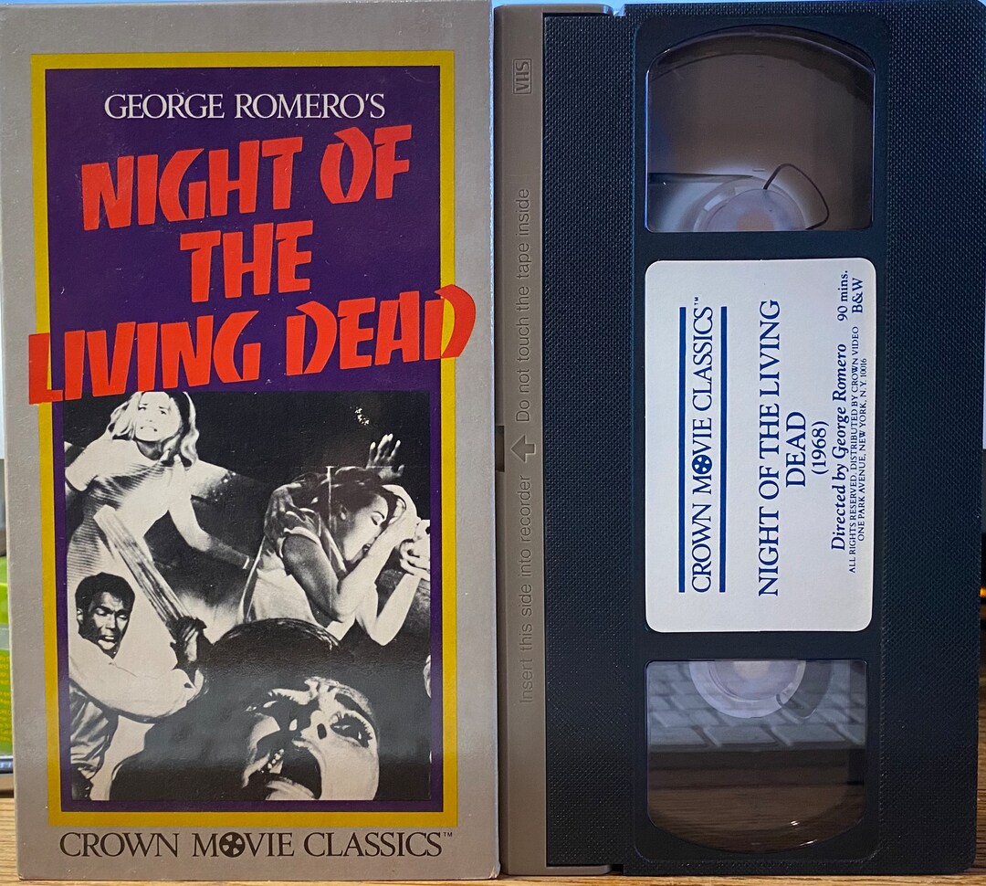 Night of the Living Dead - 1970 Vintage VHS Video Movie Cassette - Etsy