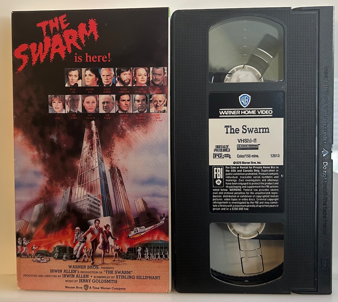 The Swarm 1978 Vintage VHS Video Movie Cassette Tape - Etsy