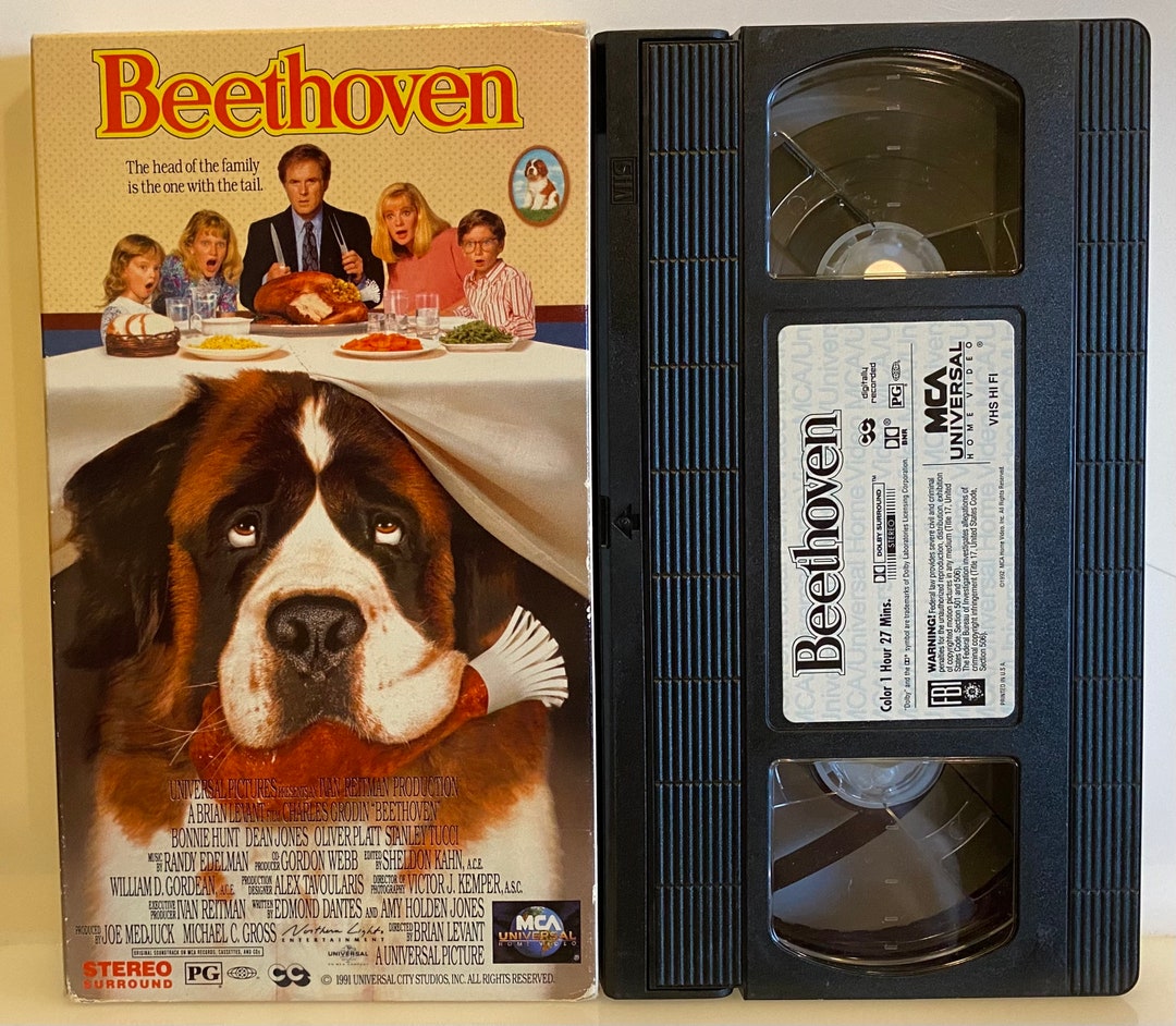 Beethoven 1992 Vintage VHS Video Movie Cassette Tape - Etsy