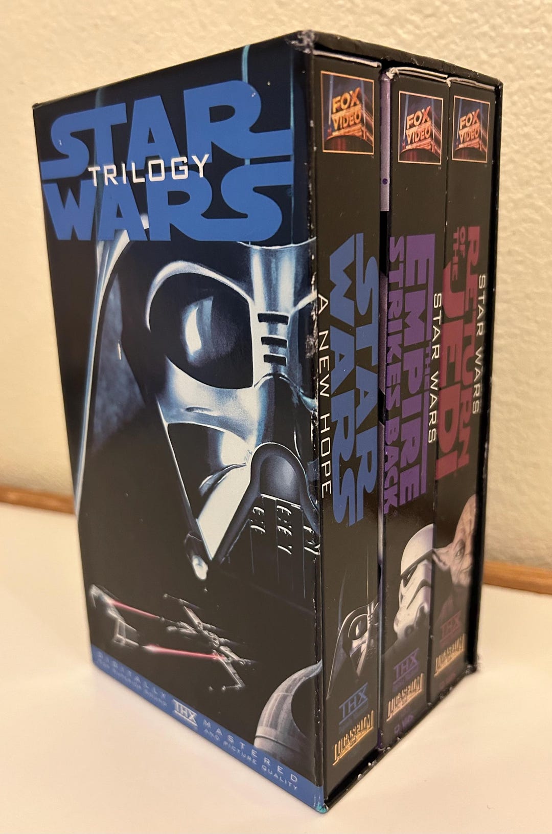 Star Wars Trilogy 1995 Vintage VHS Video Movie Cassette Tape Box Set ...