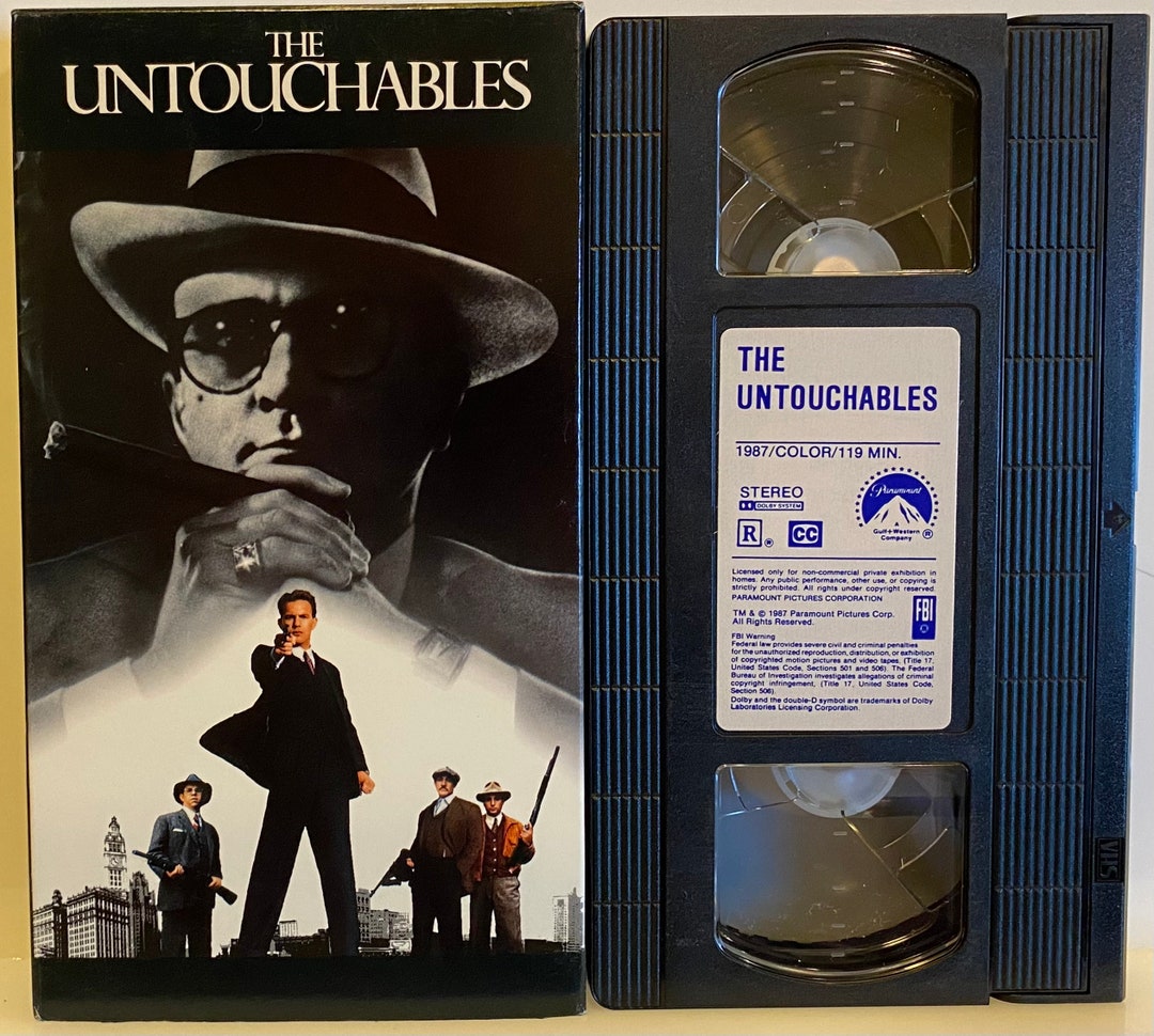 The Untouchables 1987 Vintage VHS Video Movie Cassette Tape - Etsy