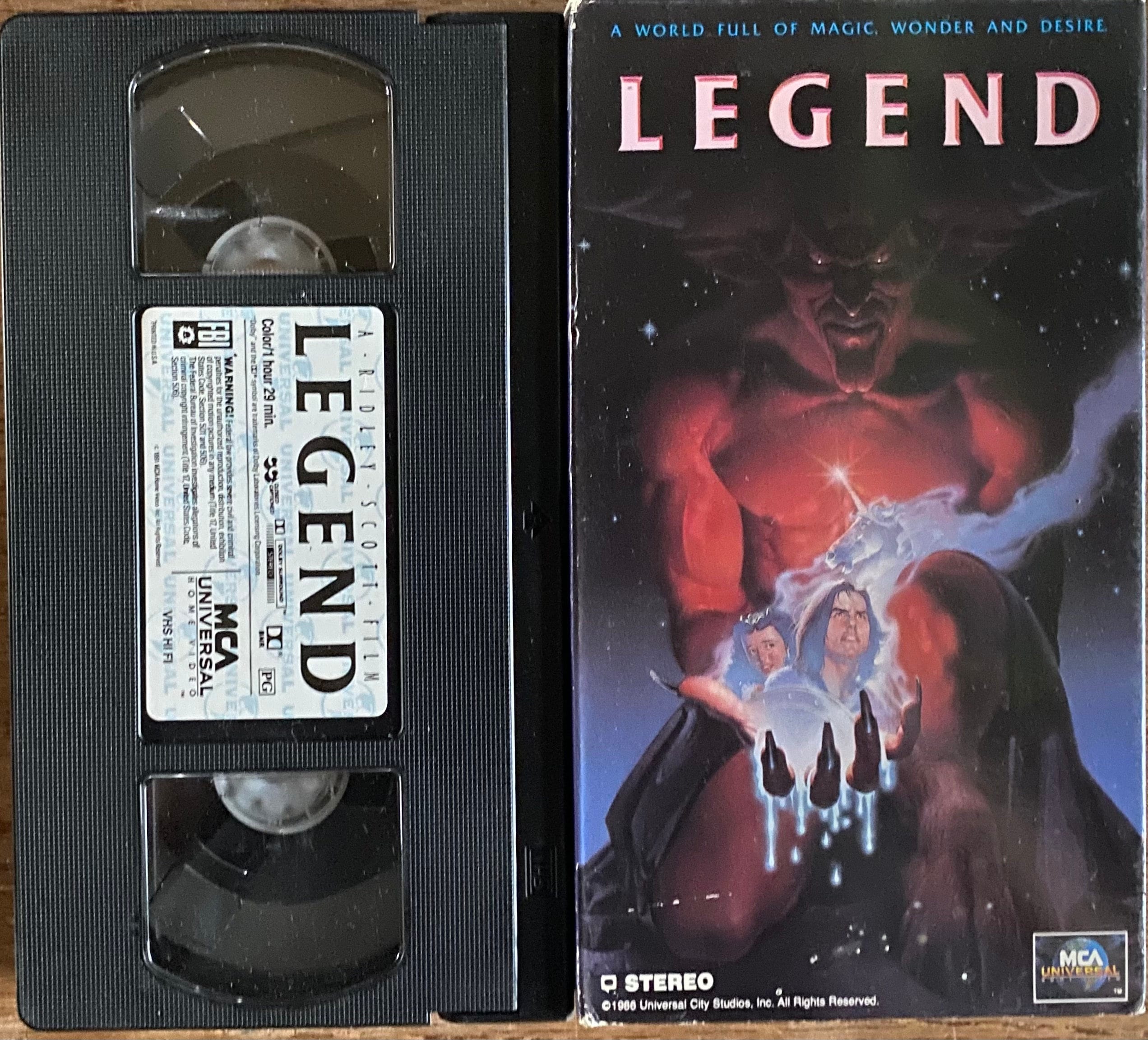 1986 Legend Tom Cruise Vhs New And Sealed np.gov.lk