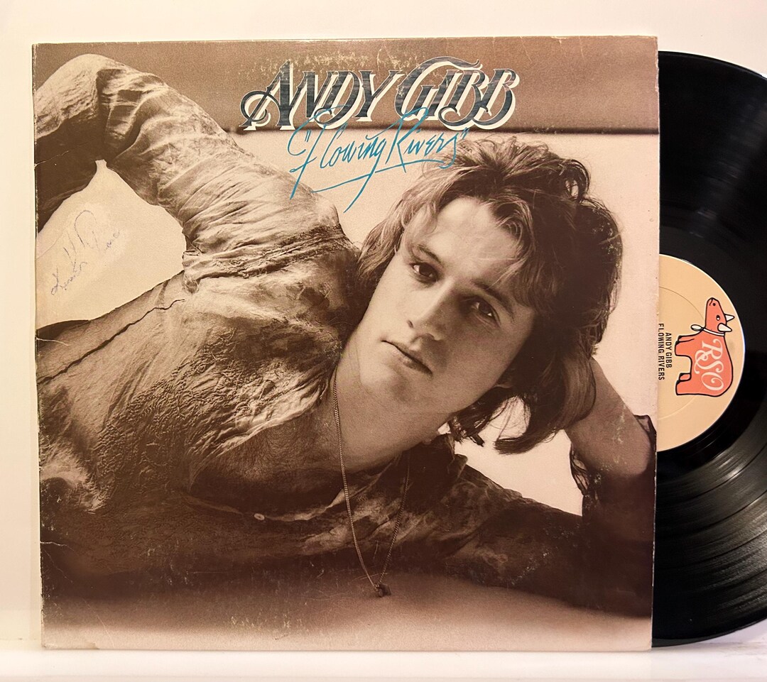 Andy Gibb - Flowing Rivers - 1977 OG Vintage Vinyl Record - Etsy