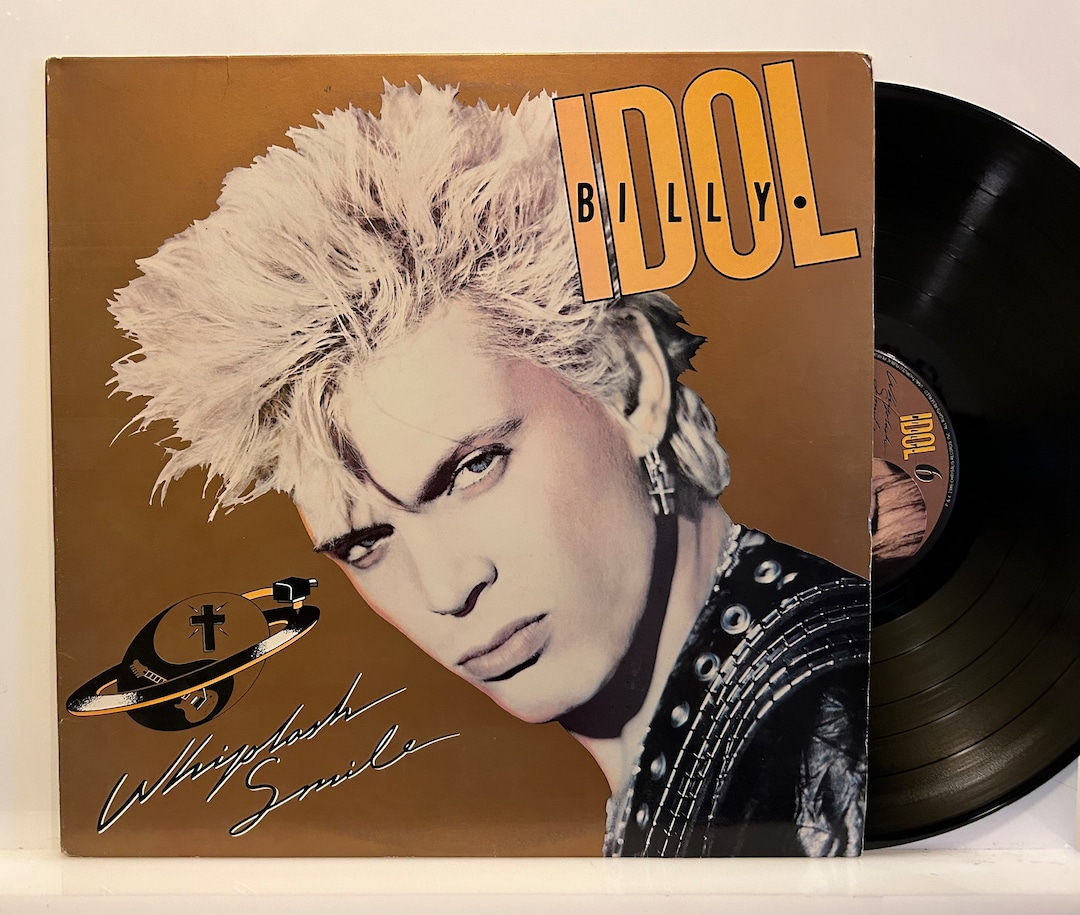 Billy Idol Whiplash Smile 1987 Vintage Vinyl Record - Etsy