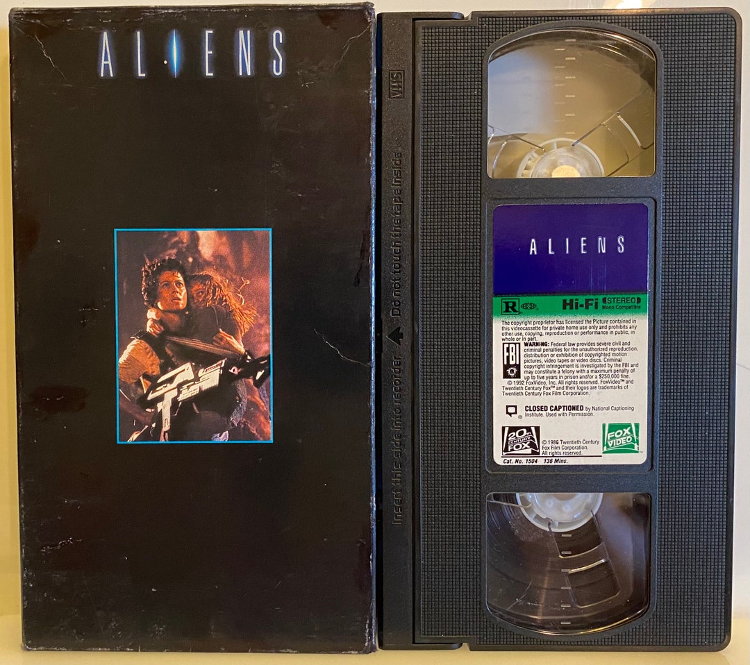 Aliens 1987 Vintage VHS Video Movie Cassette Tape - Etsy